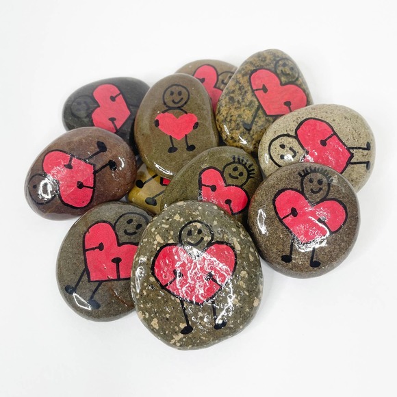 All Good Rocks Shop | Accents | Pocket Hug Stick Figure Drawing With ...